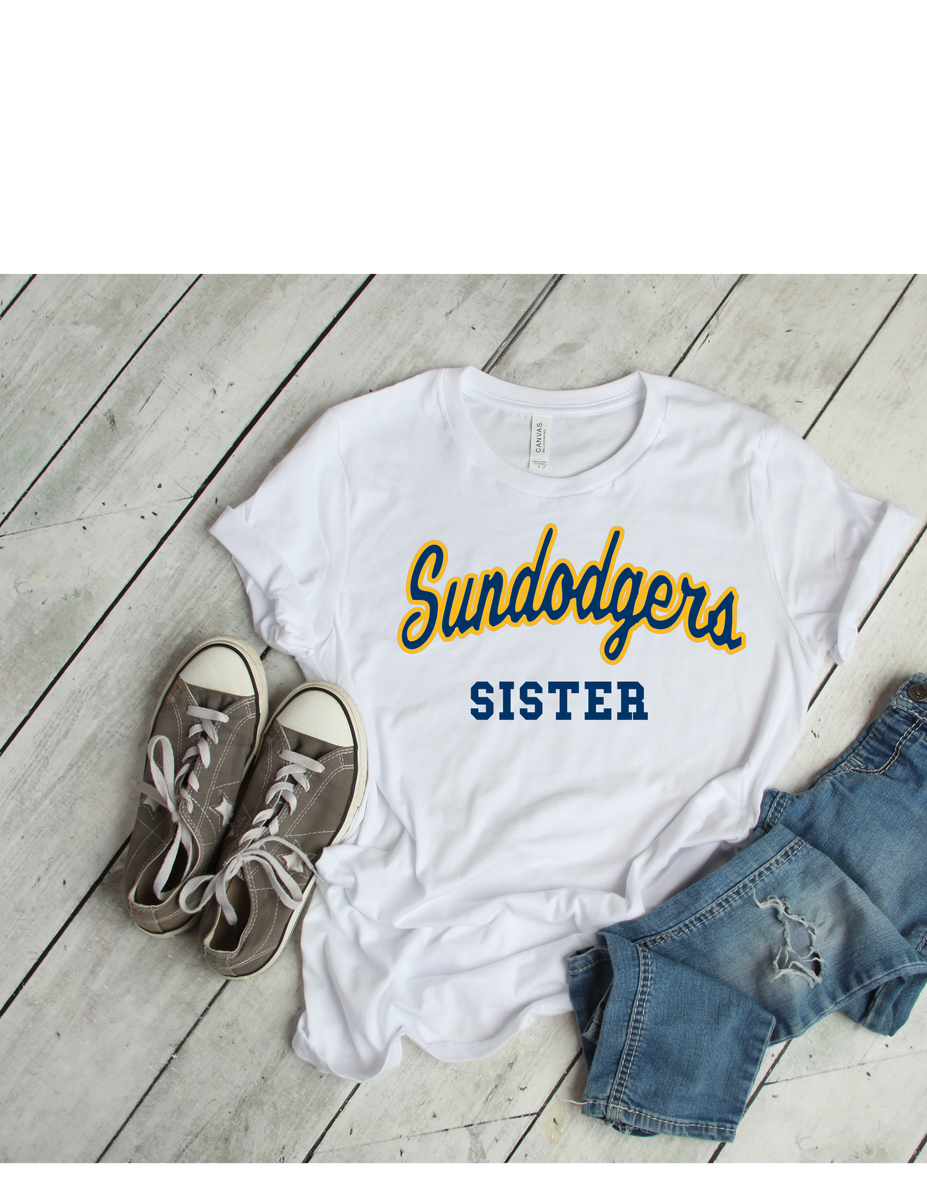 Sundodgers sister tee – Cottonclub Creations